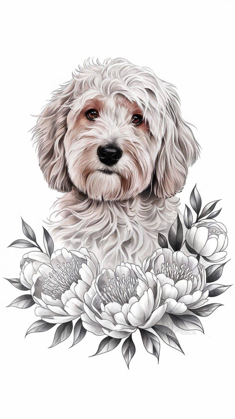 20 Adorable Cockapoo Tattoo Ideas for Dog Lovers - Cockapoo HQ
